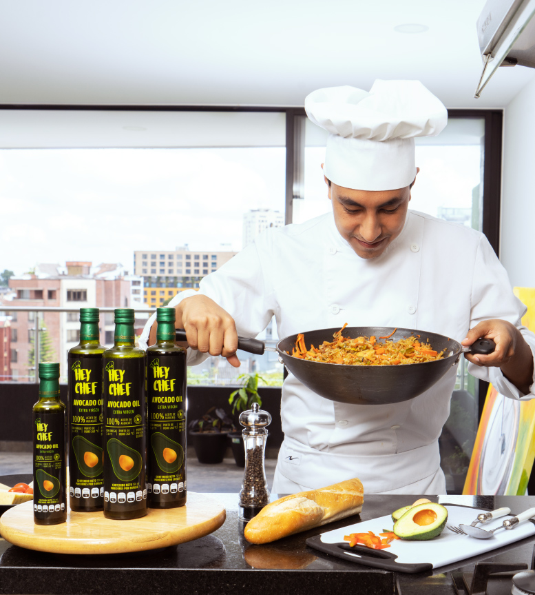 Aceite de Aguacate HEY CHEF 250 mL. x 2 Unidades - Avocados del Quindío